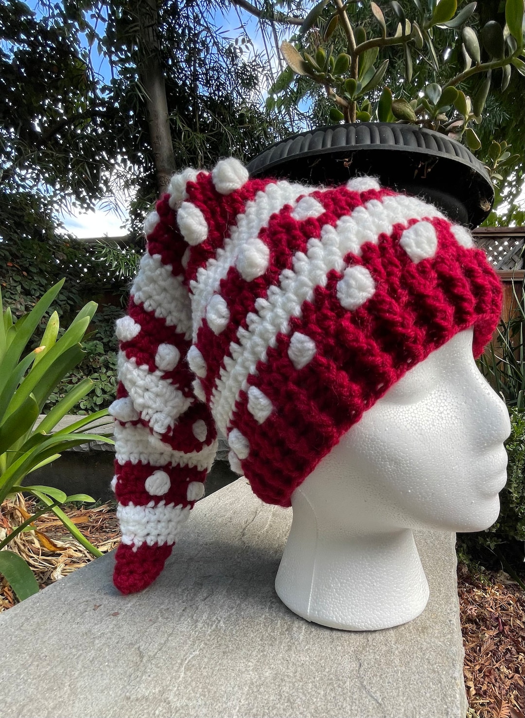 Long Stocking Cap, Handmade Crochet Hat, Unisex Winter Hat - Etsy
