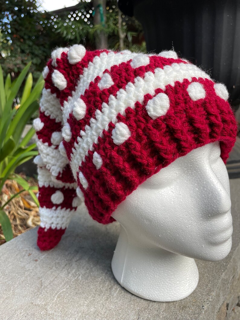 Long Stocking Cap, Handmade Crochet Hat, Unisex Winter Hat - Etsy