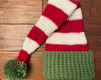 Long Stocking Cap Handmade Crochet Hat Unisex Winter Hat - Etsy