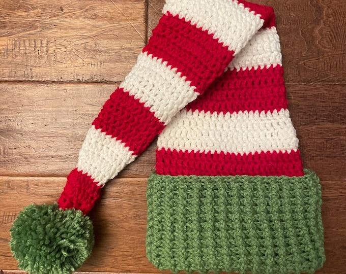 Long Stocking Cap Handmade Crochet Hat Unisex Winter Hat - Etsy