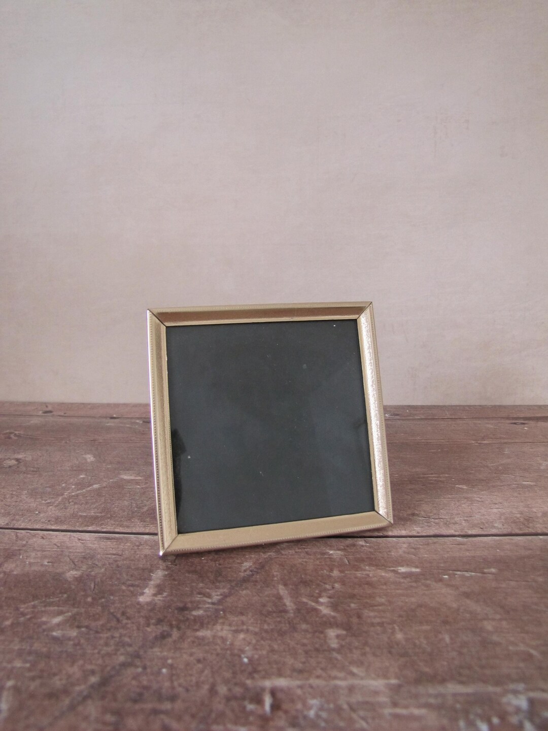 Vintage Square Gold Brass Frame - 3" X 3" Picture Frame - Etsy