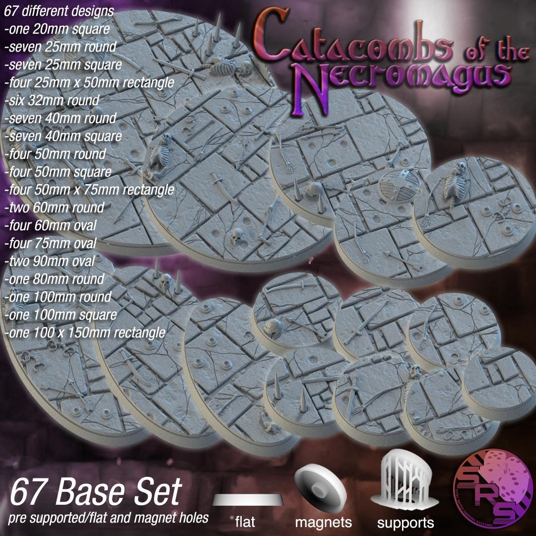 Catacombs of the Necromagus Bases - Etsy