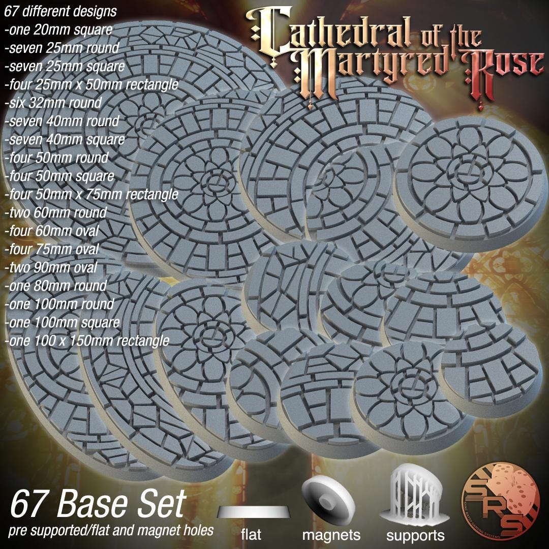 Cathedral of the Martyred Rose Bases - Etsy