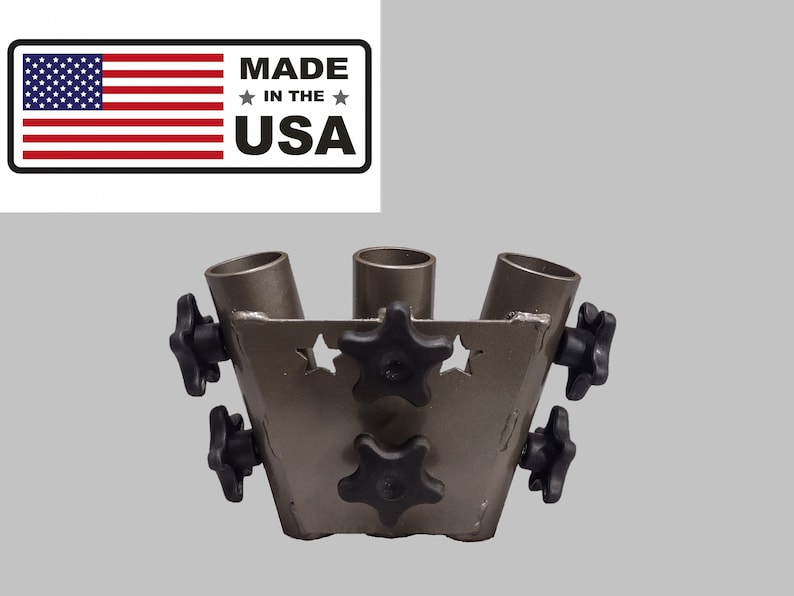 New Hitch Mount Triple Flag Pole Holder for Standard 2" Receiver. - Etsy