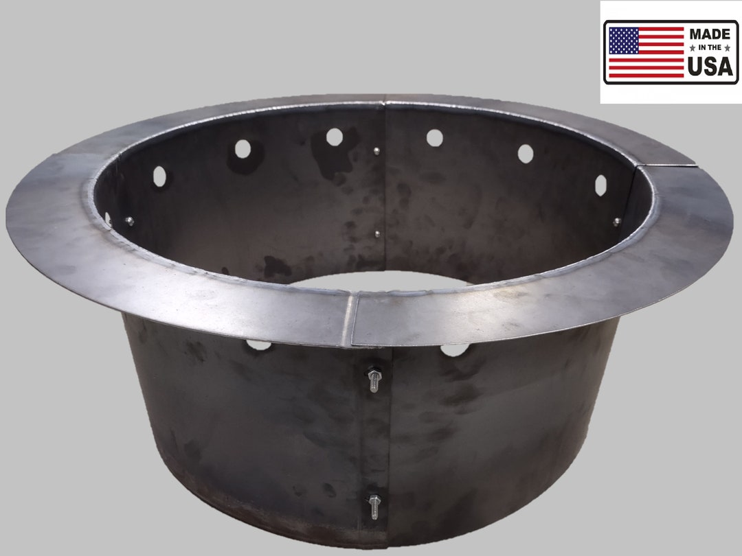 Steel Smokeless Fire Ring With 3" Flange - Etsy