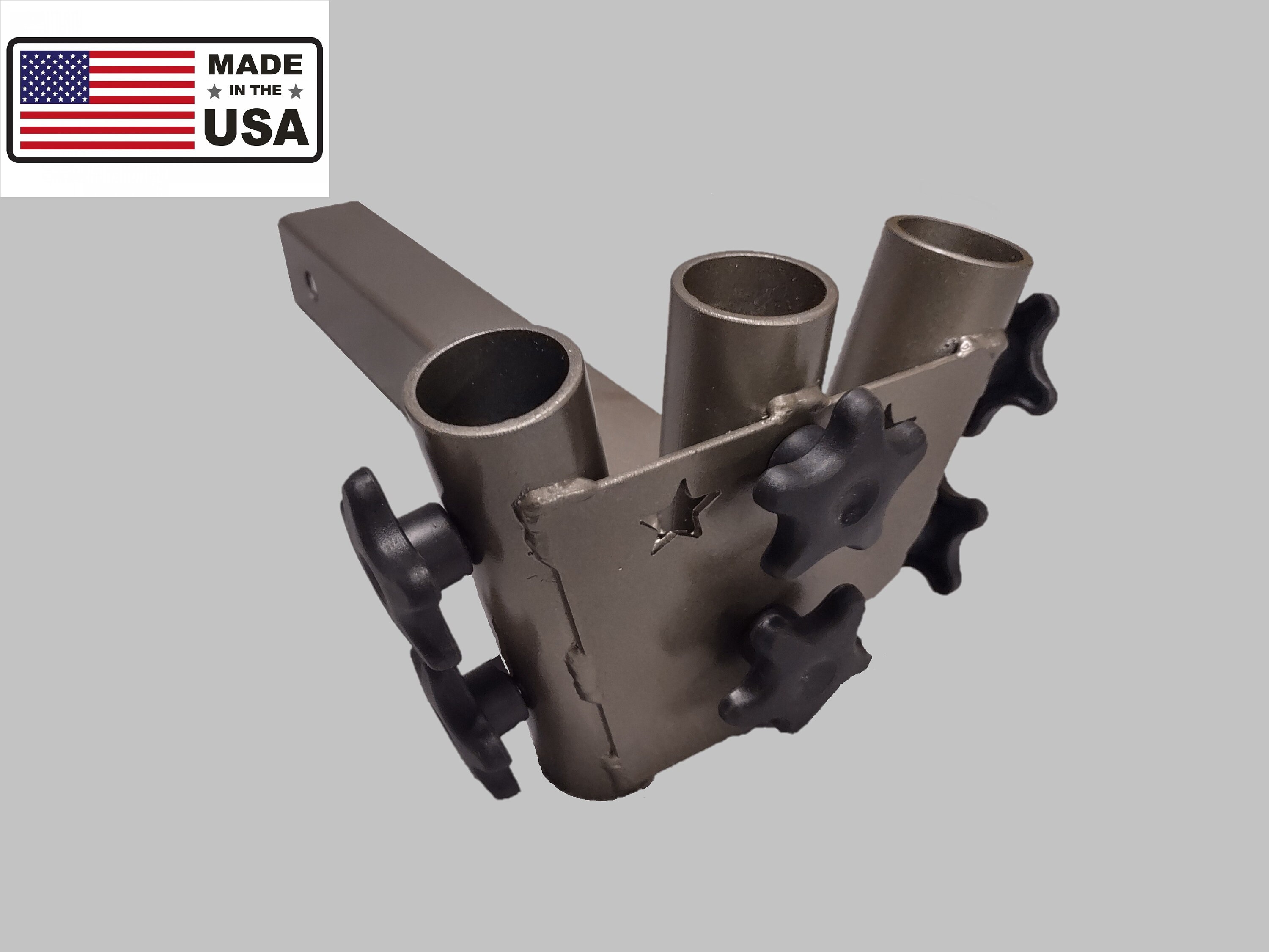 New Hitch Mount Triple Flag Pole Holder for Standard 2" Receiver. - Etsy