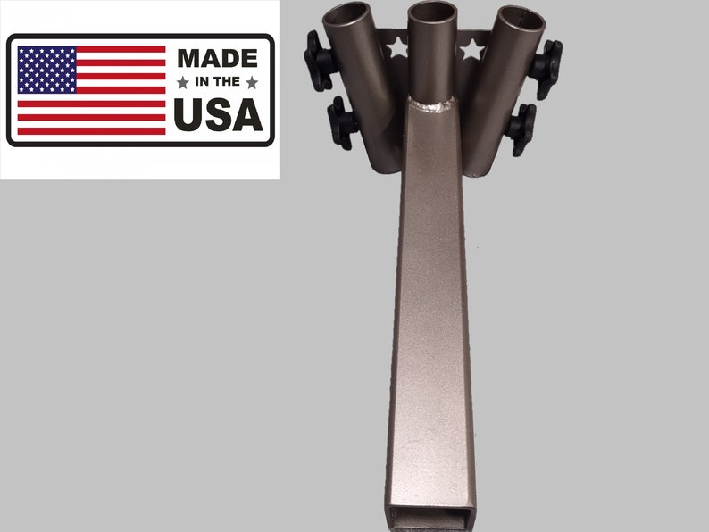 New Hitch Mount Triple Flag Pole Holder for Standard 2" Receiver. - Etsy