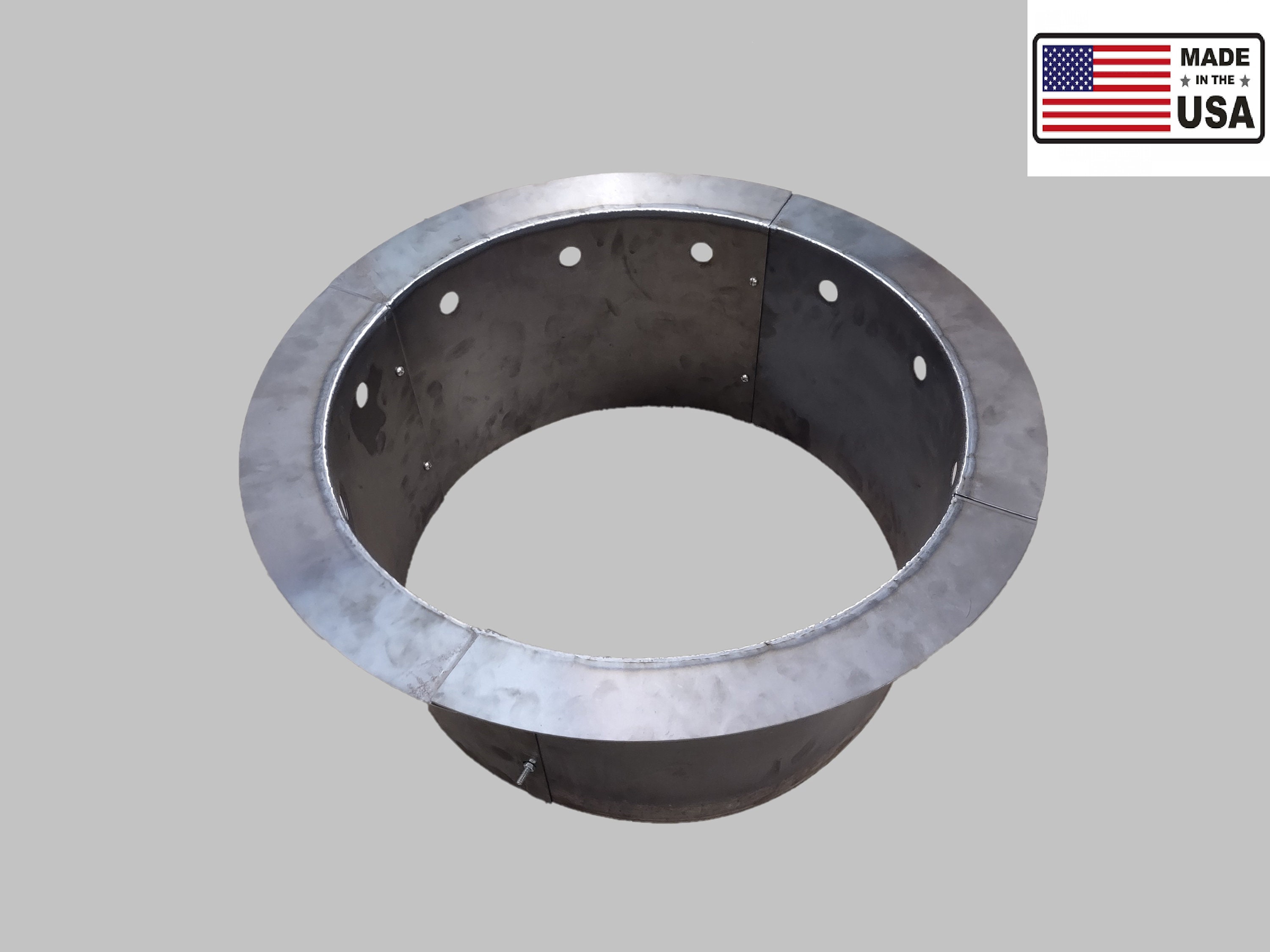 Steel Smokeless Fire Ring With 3" Flange - Etsy