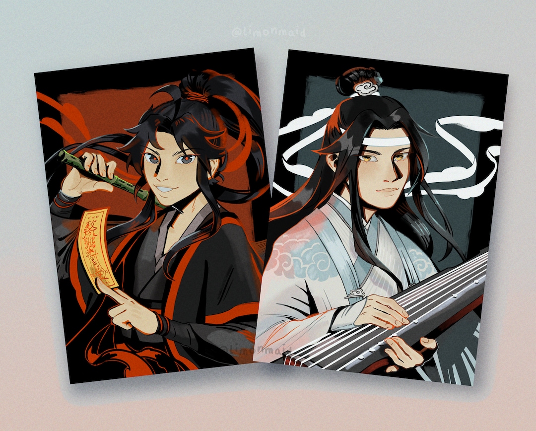Wangxian Prints - Wei Wuxian Lan Wangji - MXTX MDZS Grandmaster of ...