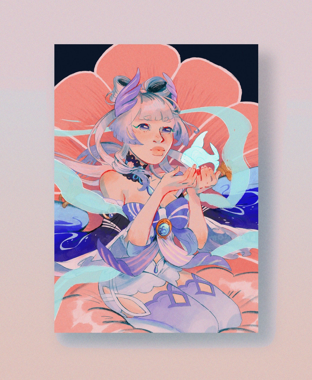 Kokomi Print - Genshin Impact - Etsy