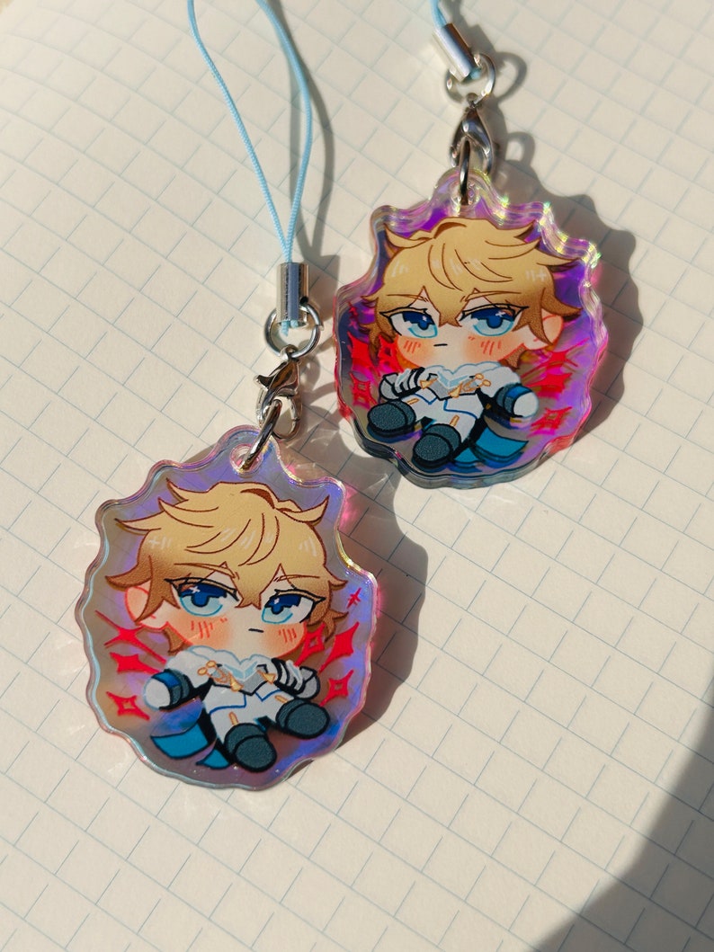 Jarilo-iv / Belbobog Holographic Phone Charms - Honkai Star Rail Sampo ...