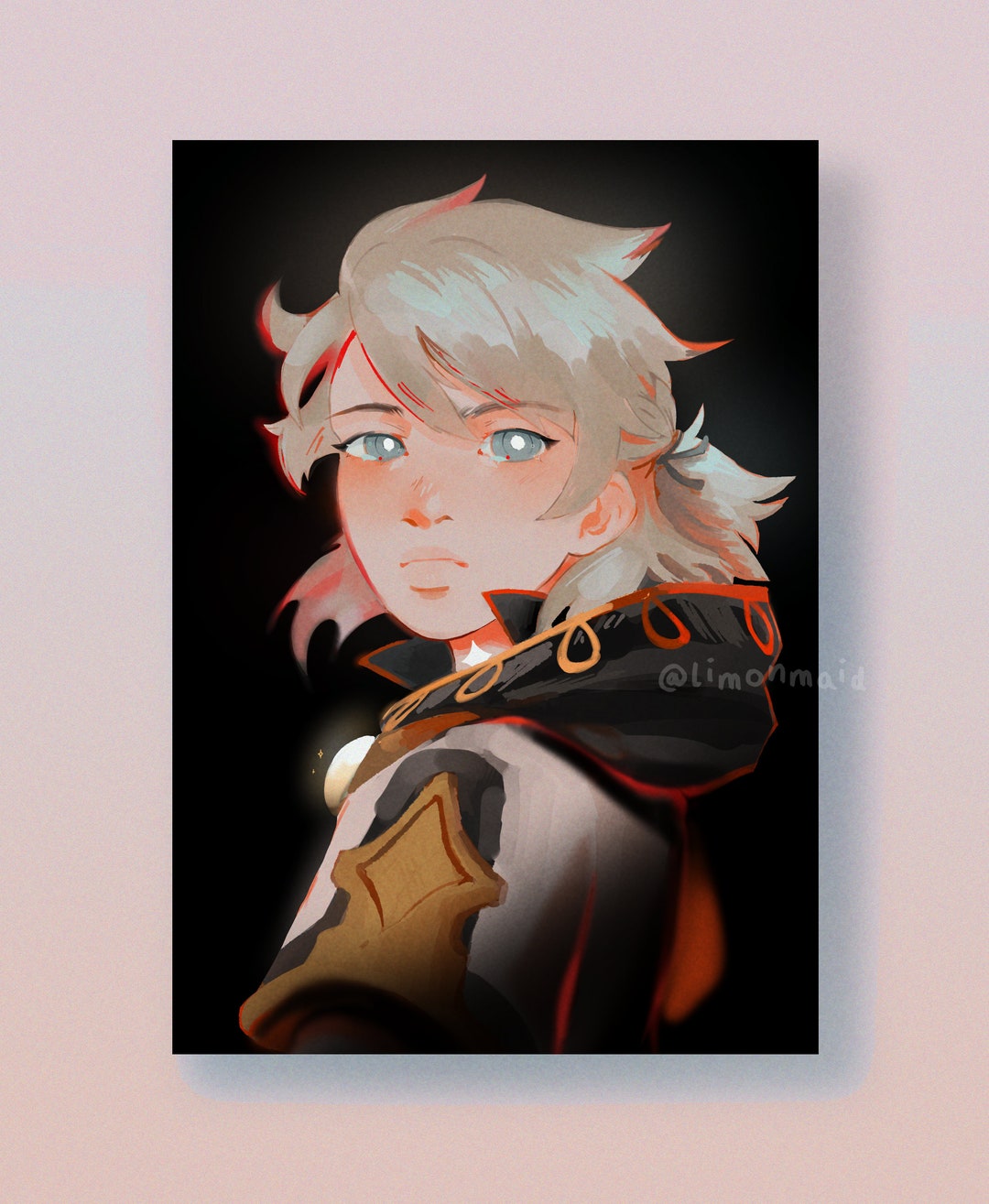 Albedo Print - Genshin Impact - Etsy