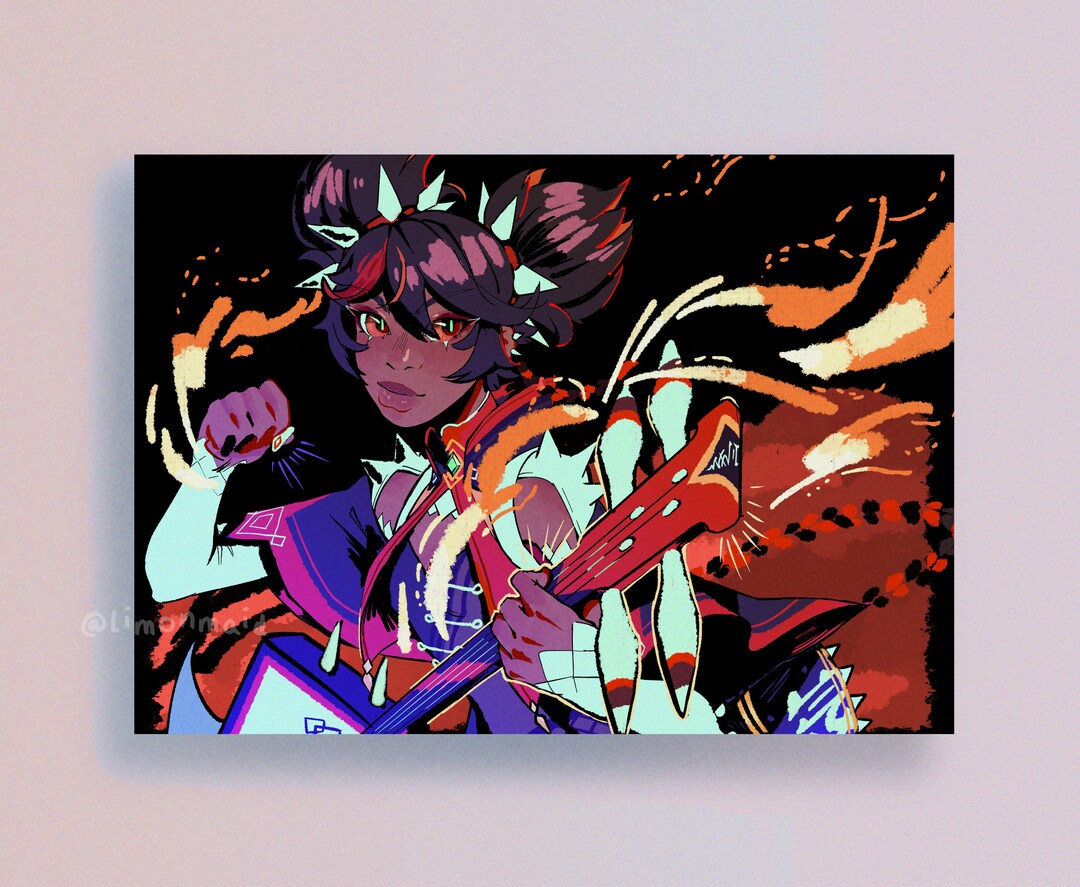 Xinyan Print - Genshin Impact - Etsy