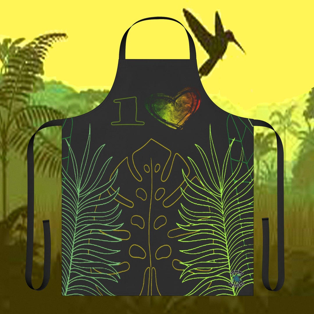 Custom Apron, AOP Apron, Kitchen Apron, One-of-a-kind Apron, BBQ Apron ...