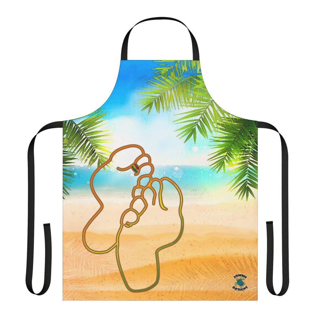 Custom Apron, AOP Apron, Beach Apron, Summer Apron, Humor Apron, Foodie ...