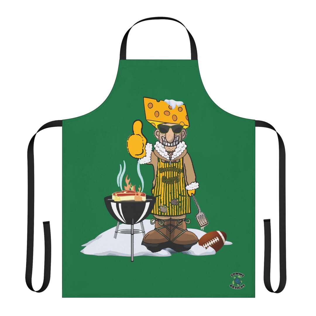 Custom Apron, AOP Apron, Football Apron, Foodie Apron, BBQ Apron, Grill ...