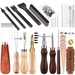 Leather Craft Tool Leather Working Kit With Sewing Needle Stitching ...