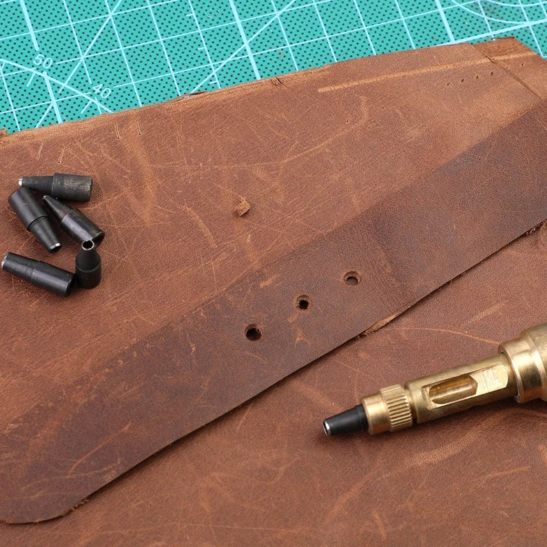 Leather Craft Tool Leather Working Kit With Sewing Needle Stitching ...