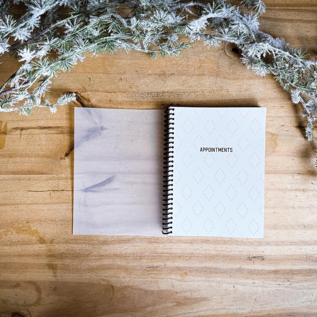 Small Appointment Book, Small Calendar Planner, Appointment Tracker ...
