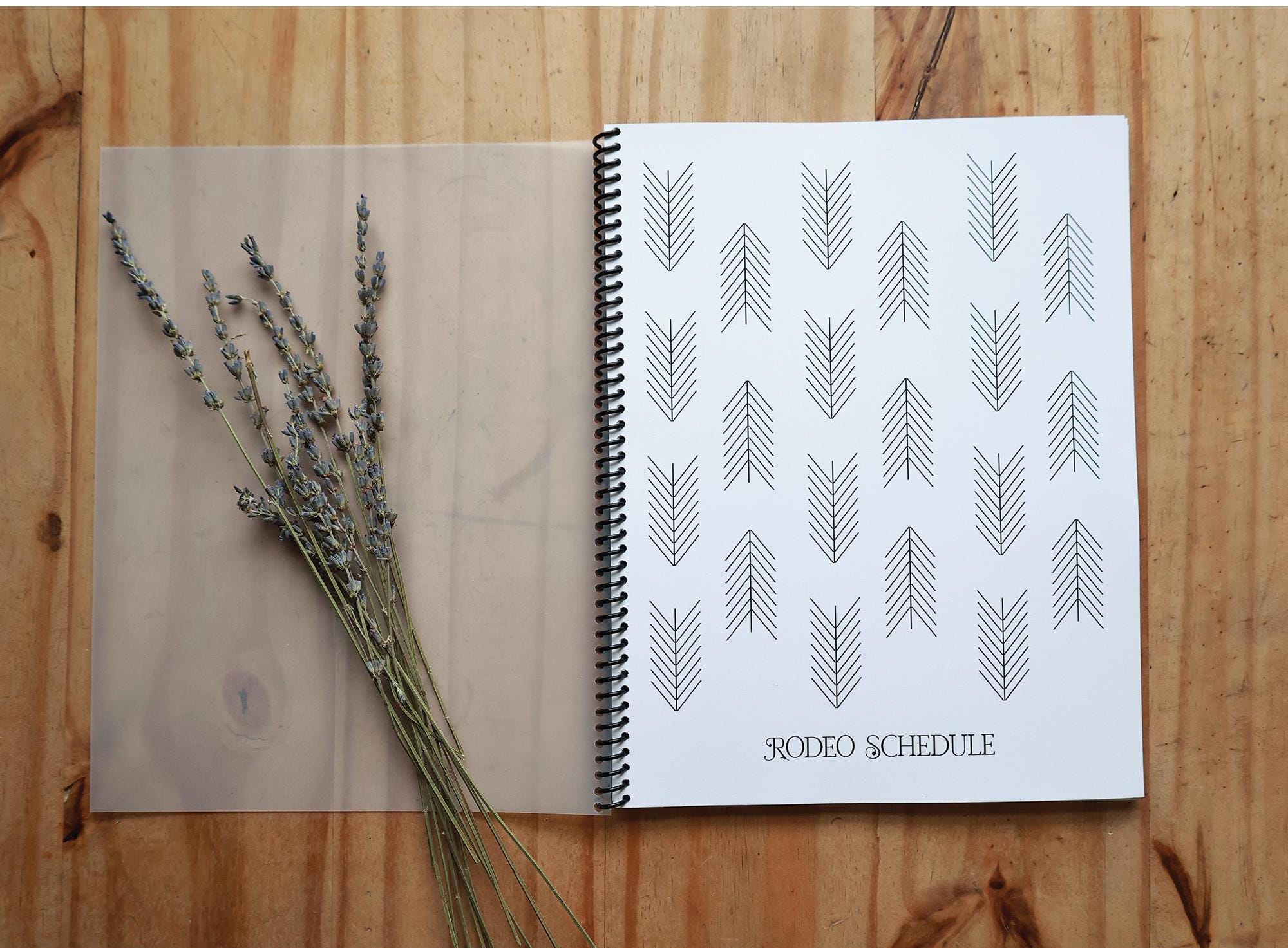 Rodeo Schedule Planner, Arrow Design Planner, Rodeo Mom Gift, Rodeo ...