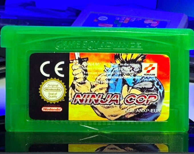 Ninja Cop ninja Five-0 Reproduction Cartridge compatible With GBA and ...