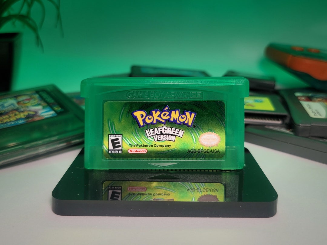 Pokémon Leafgreen Reproduction Cartridge compatible With GBA and ...