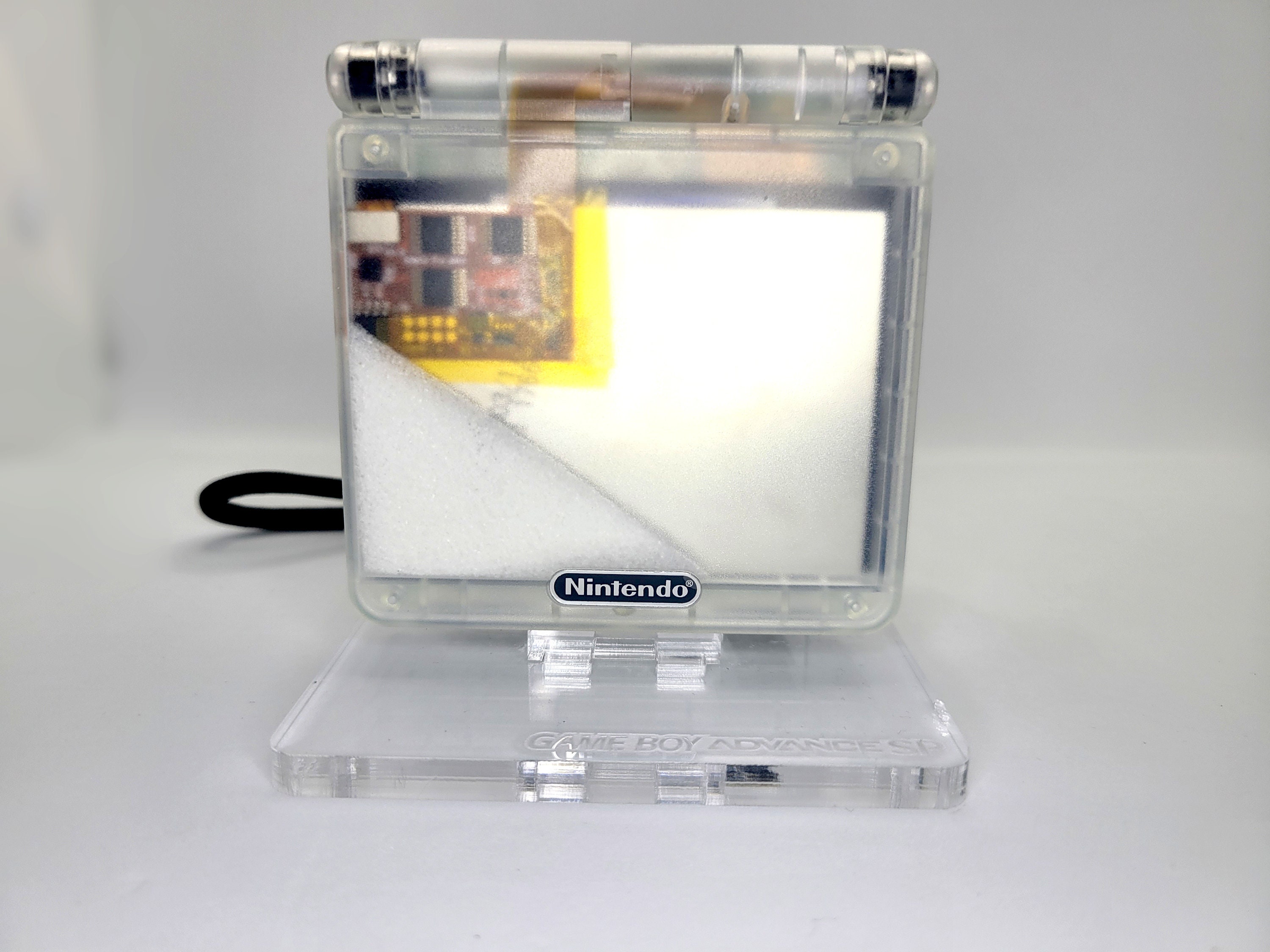 Clear Gameboy Advance SP With Clear Accents IPS Screen / - Etsy