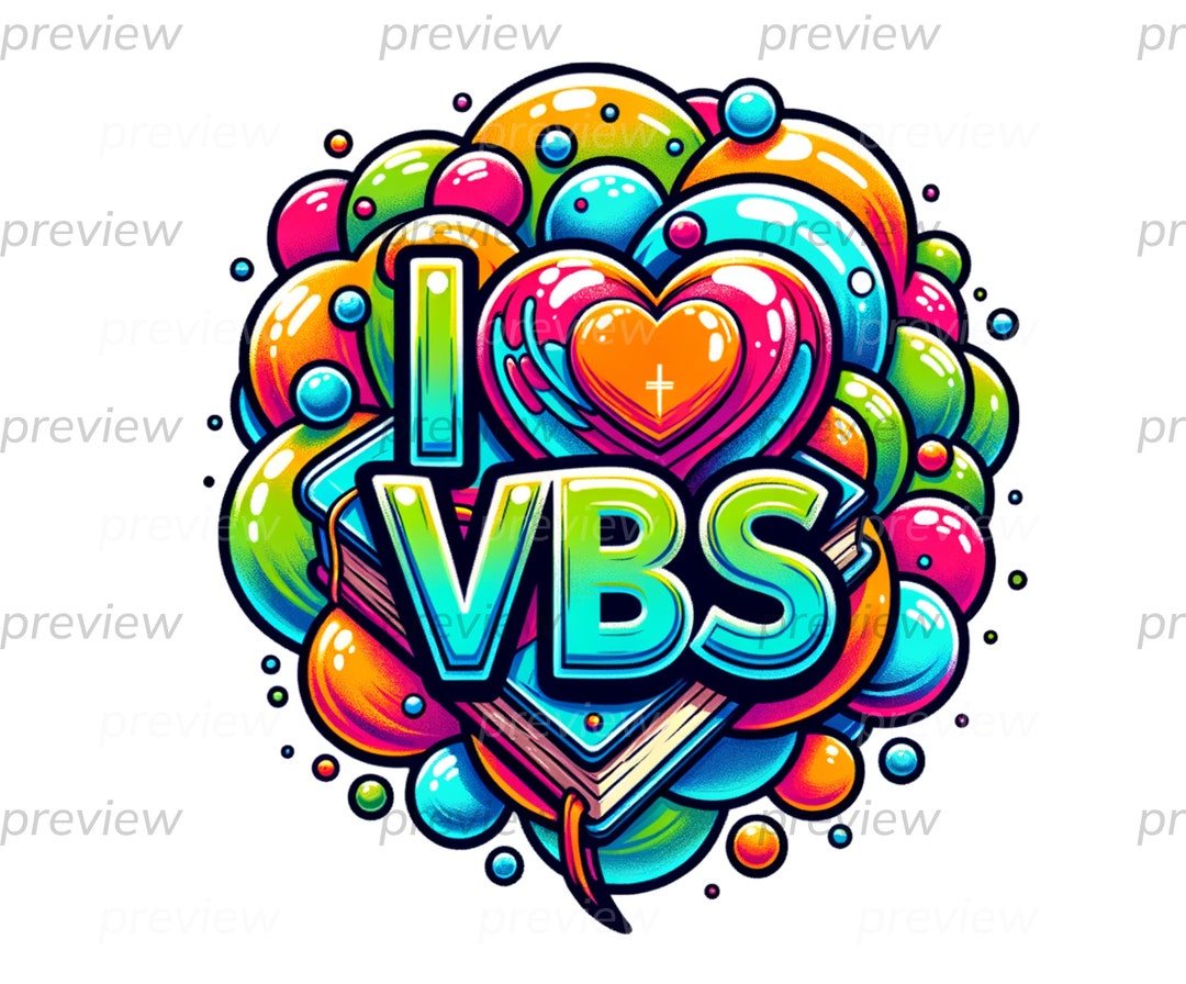 I Love VBS PNG, Vacation Bible School 2024 PNG, Vbs Crew, Vbs Director ...