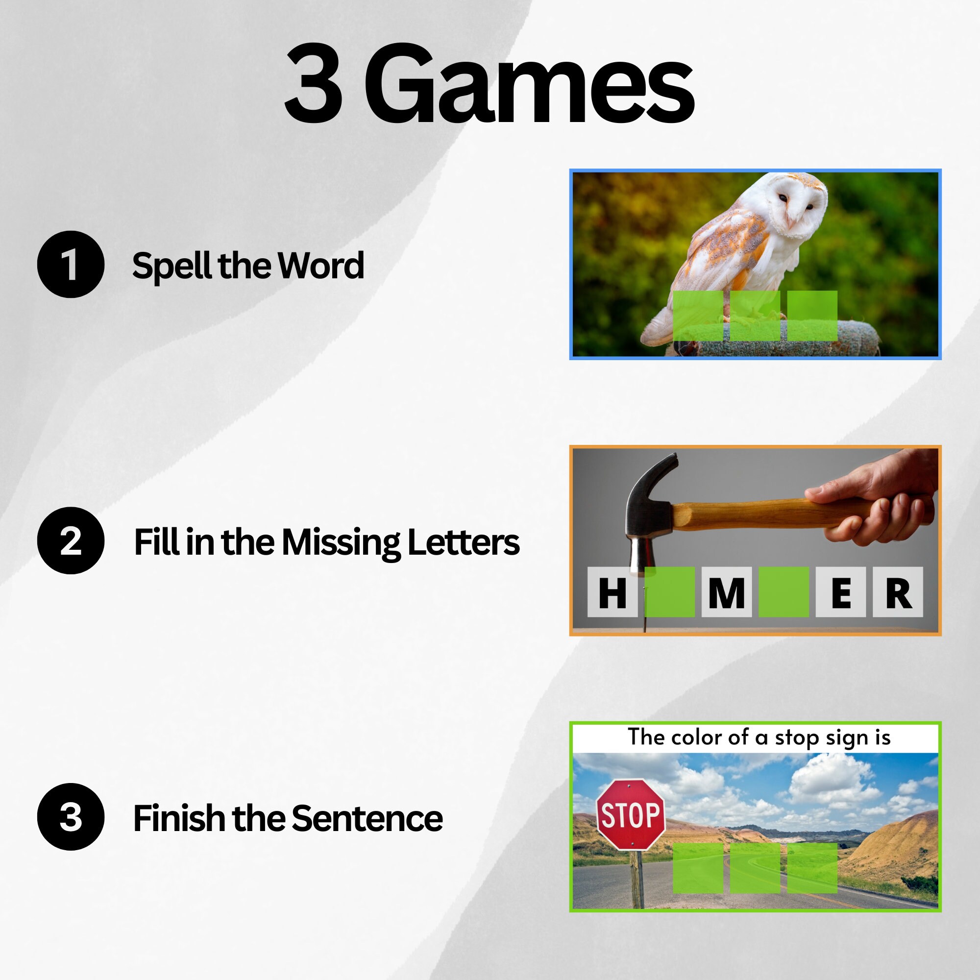 Spell Check - Senior Word Game | Dementia Activities | Spelling Game ...