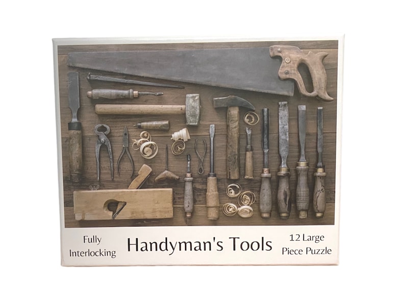 Handyman's Tools 12 Piece Puzzle | Puzzles for Men | Dementia ...