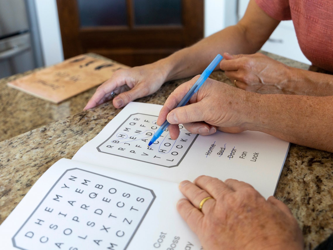 The Activity Book for Seniors | Dementia Workbook | Alzheimers ...