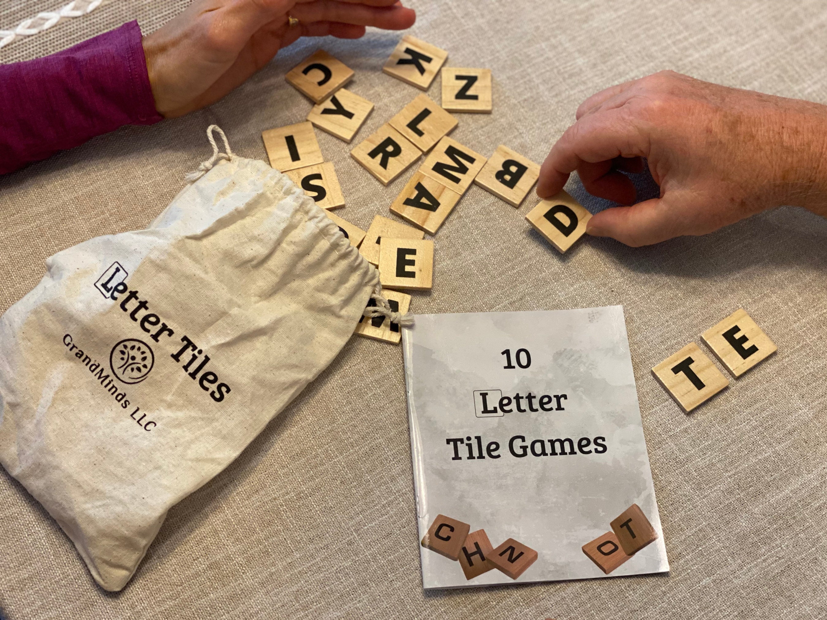 Letter Tiles Game | 10 Word Games for Seniors | Dementia Activity ...