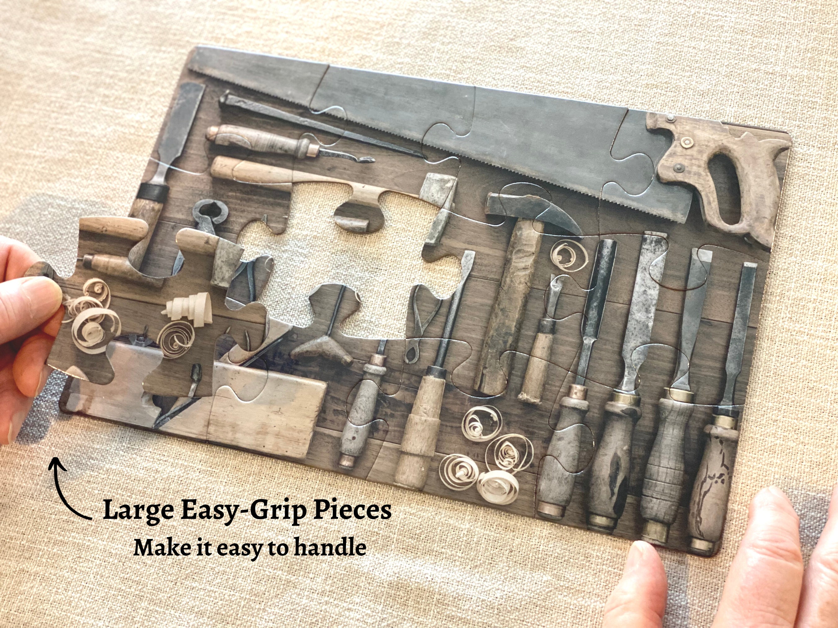 Handyman's Tools 12 Piece Puzzle | Puzzles for Men | Dementia ...