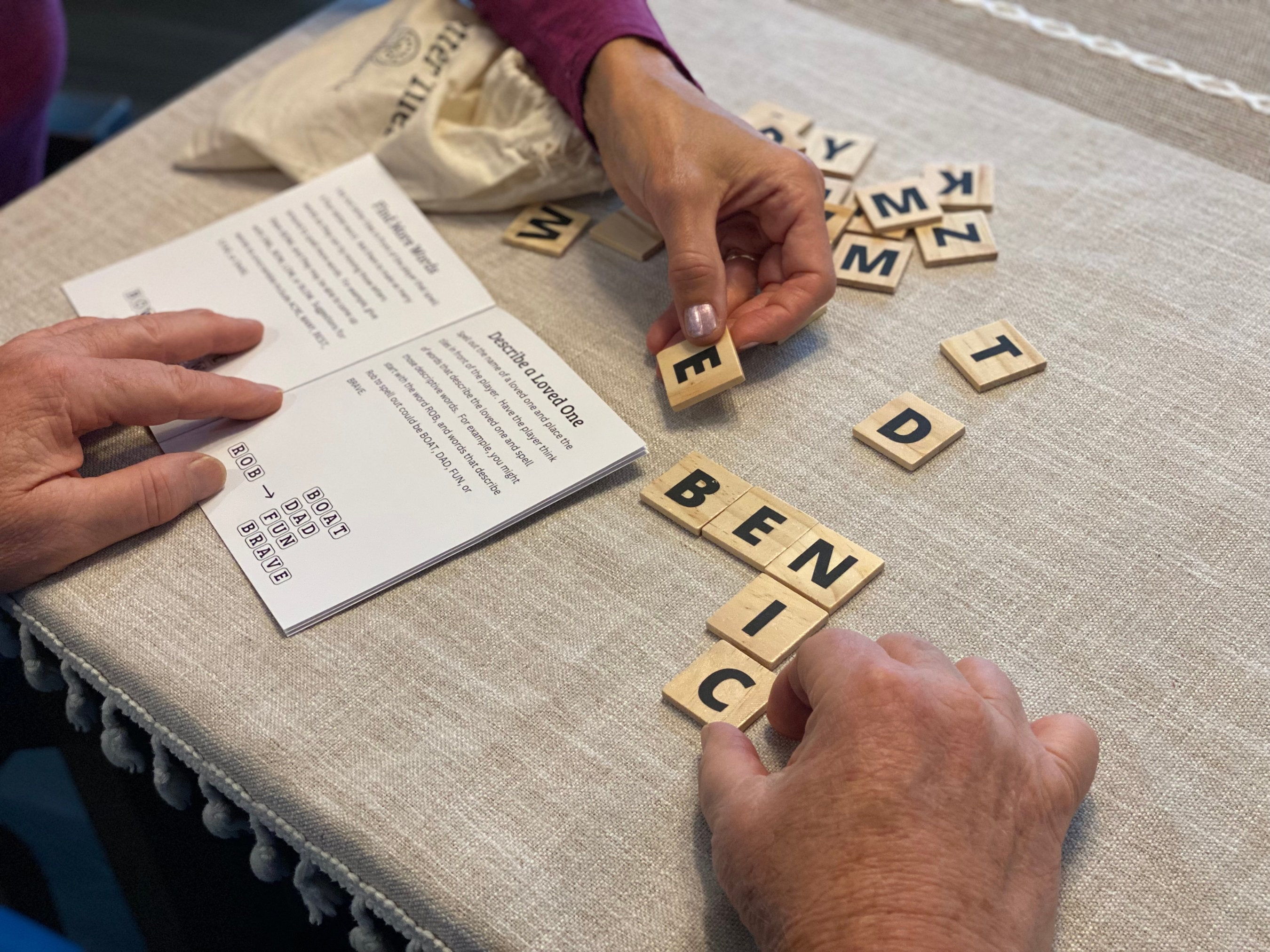 Letter Tiles Game | 10 Word Games for Seniors | Dementia Activity ...