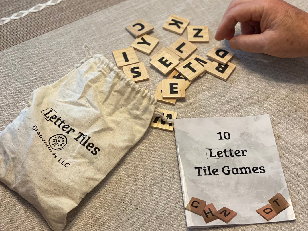 Letter Tiles Game | 10 Word Games for Seniors | Dementia Activity ...
