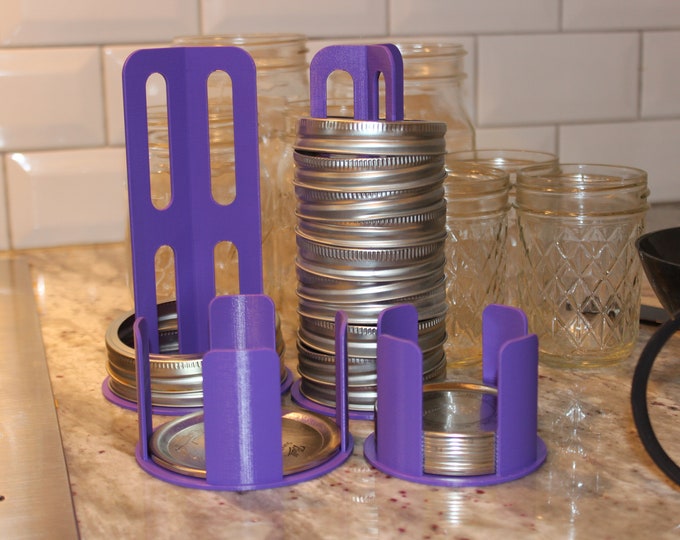 Canning Jar Lid & Ring Organizers - Etsy