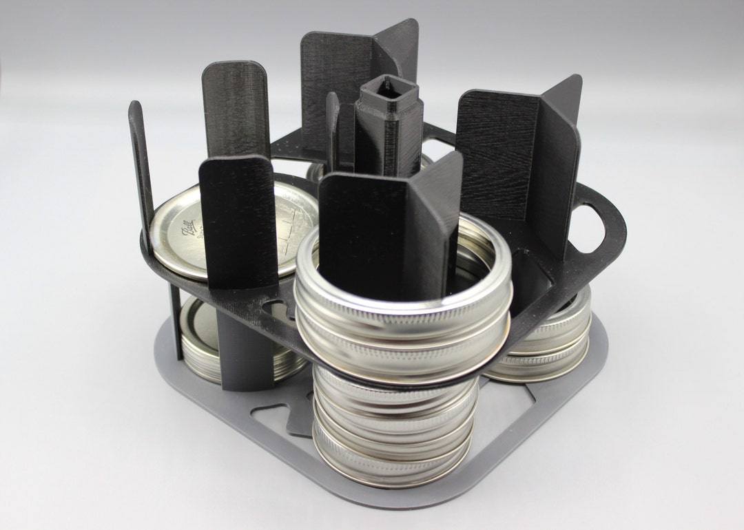 Stackable Canning Jar Lid & Ring Organizers - Etsy