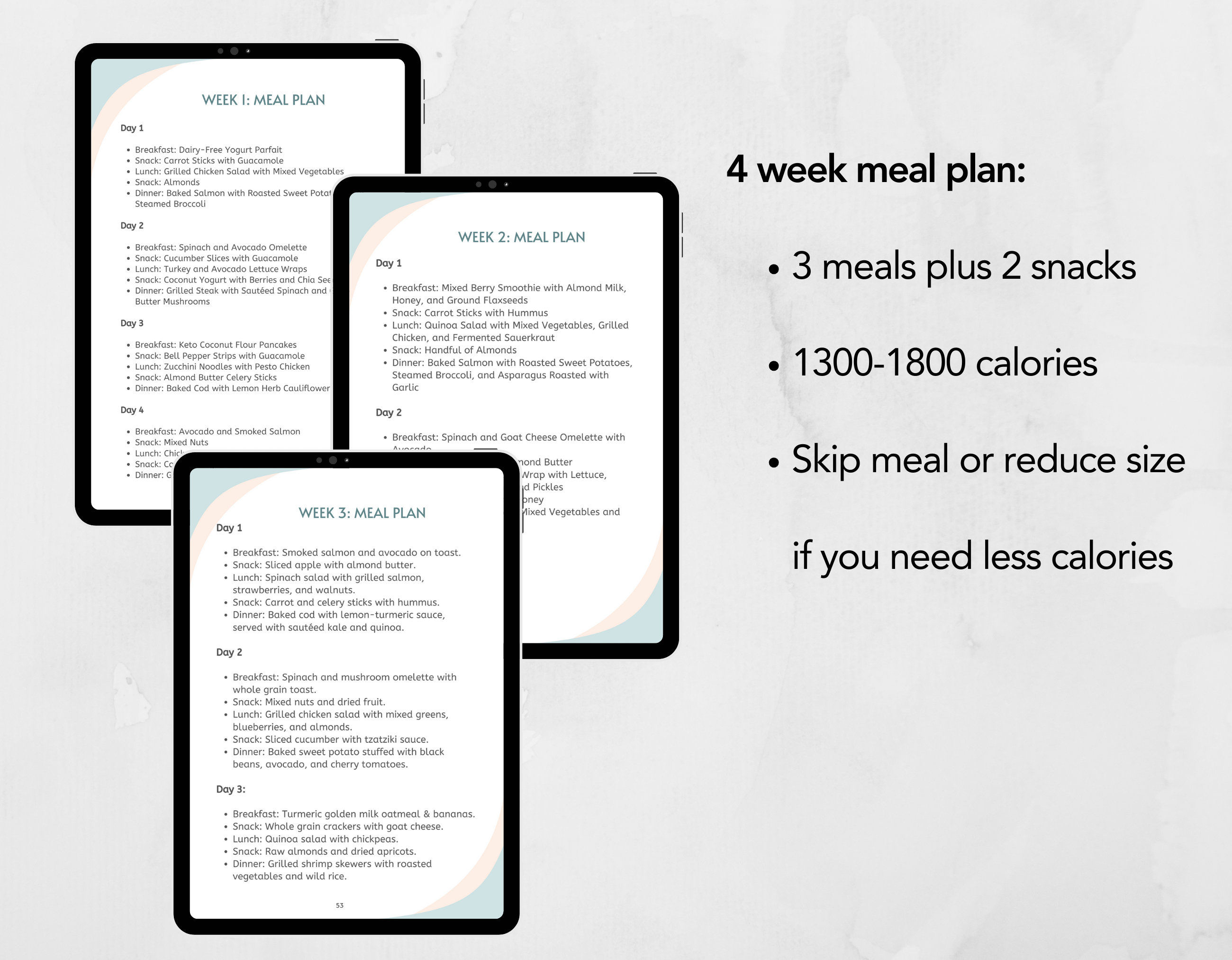 4 Week Gut Protocol Detox Meal Plan 28 Day Gut Cleanse Leaky Gut Health ...