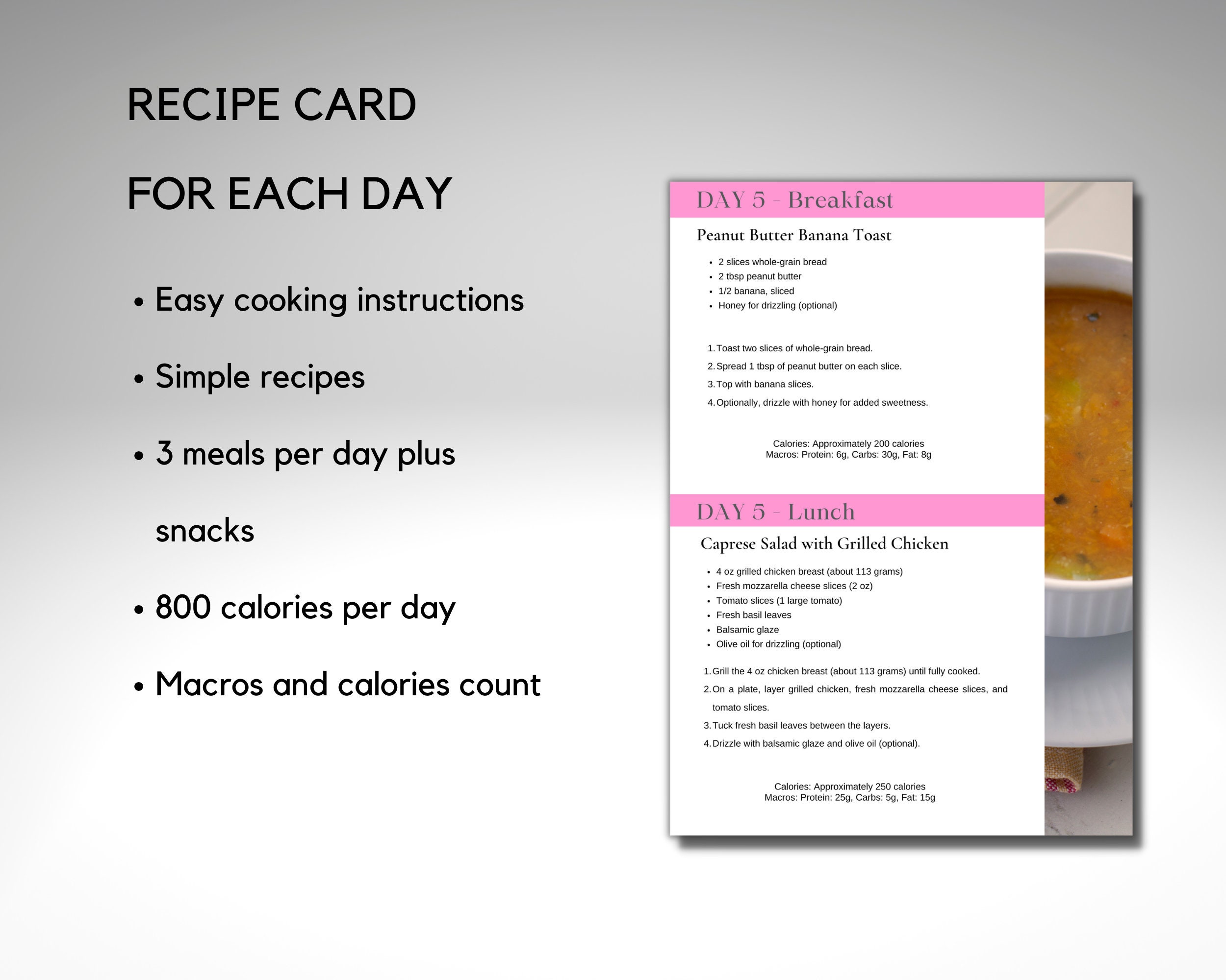 Calorie Deficit Plan Low Calorie Diet Plan Menu Recipes Weekly 800 ...