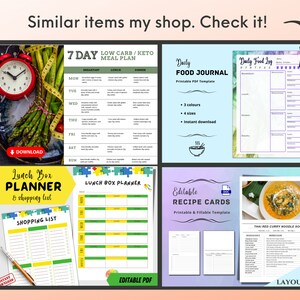 7 Day Low Sodium Meal Plan With Printable Grocery List, Low Sodium Diet ...
