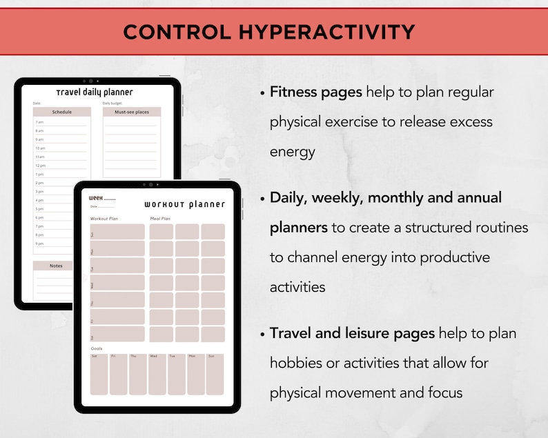 ADHD Resources Adult ADHD Planner Printable Adhd Planning A5 A4 Adhd ...