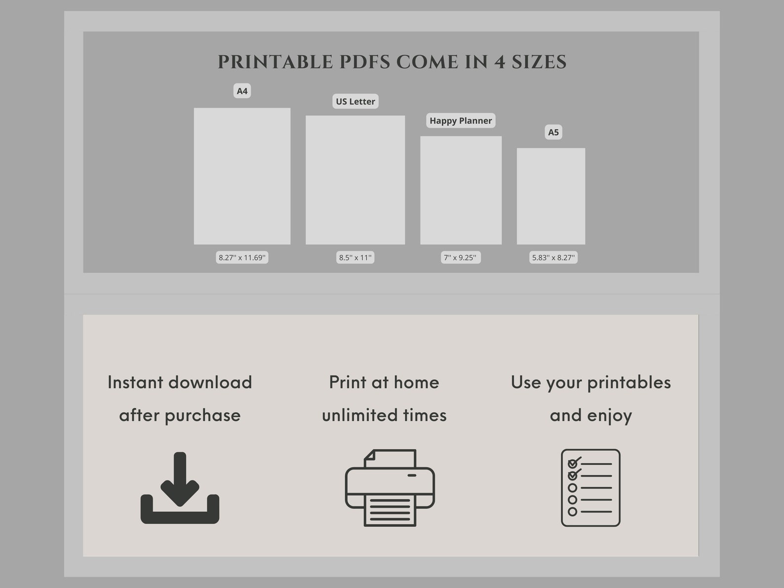 Printable Recipe Binder Inserts A4 A5 US Letter Recipe Card - Etsy