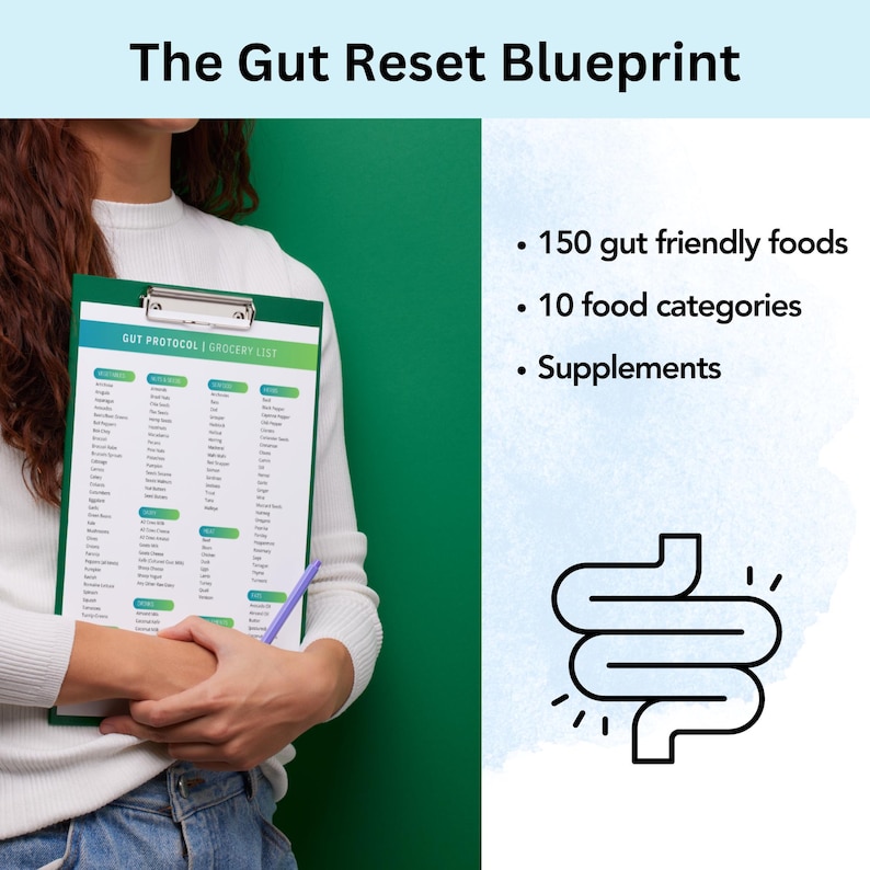 Gut Protocol Food List Gut Cleanse Grocery List Leaky Gut Digestive ...