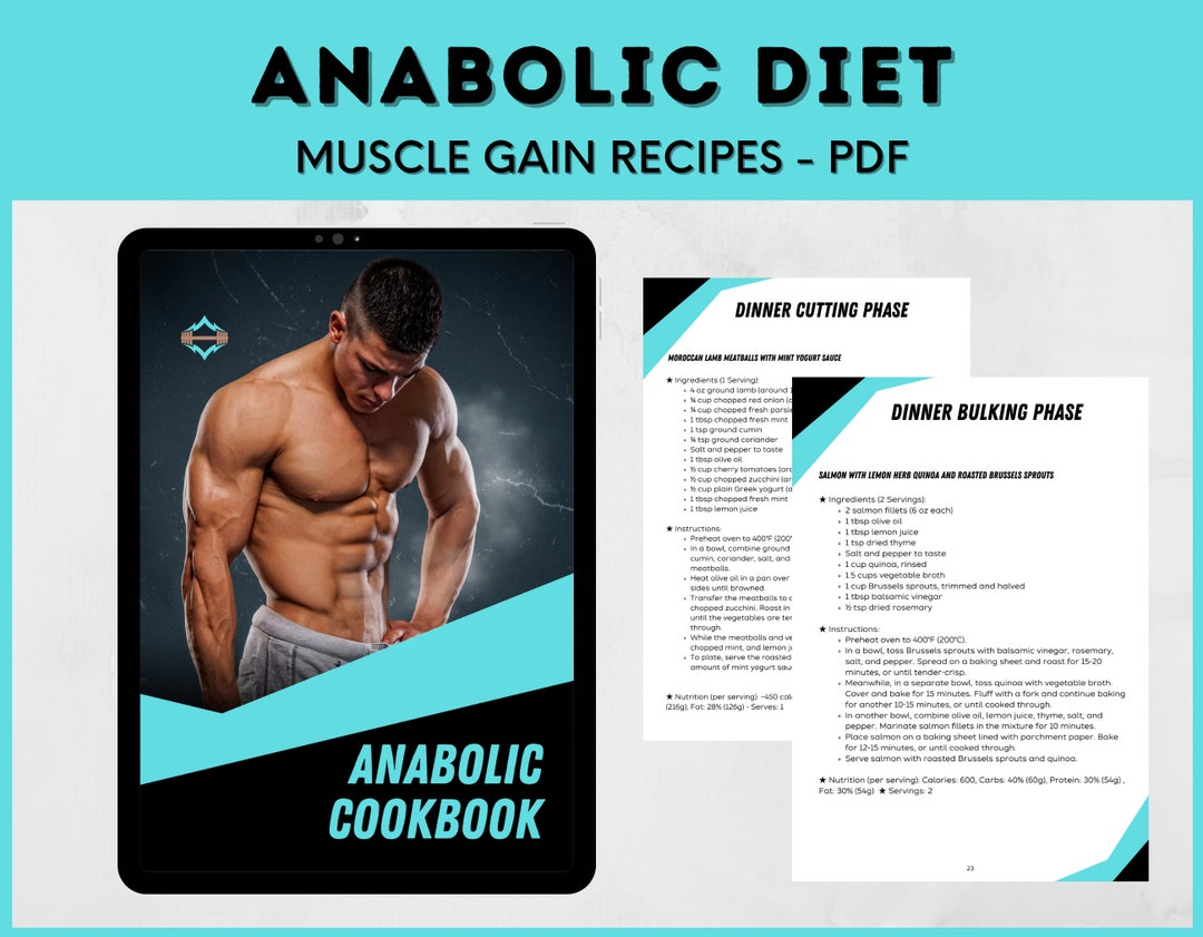 Anabolic Cookbook Muscle Growth High Protein Recipes Muscle Gain ...