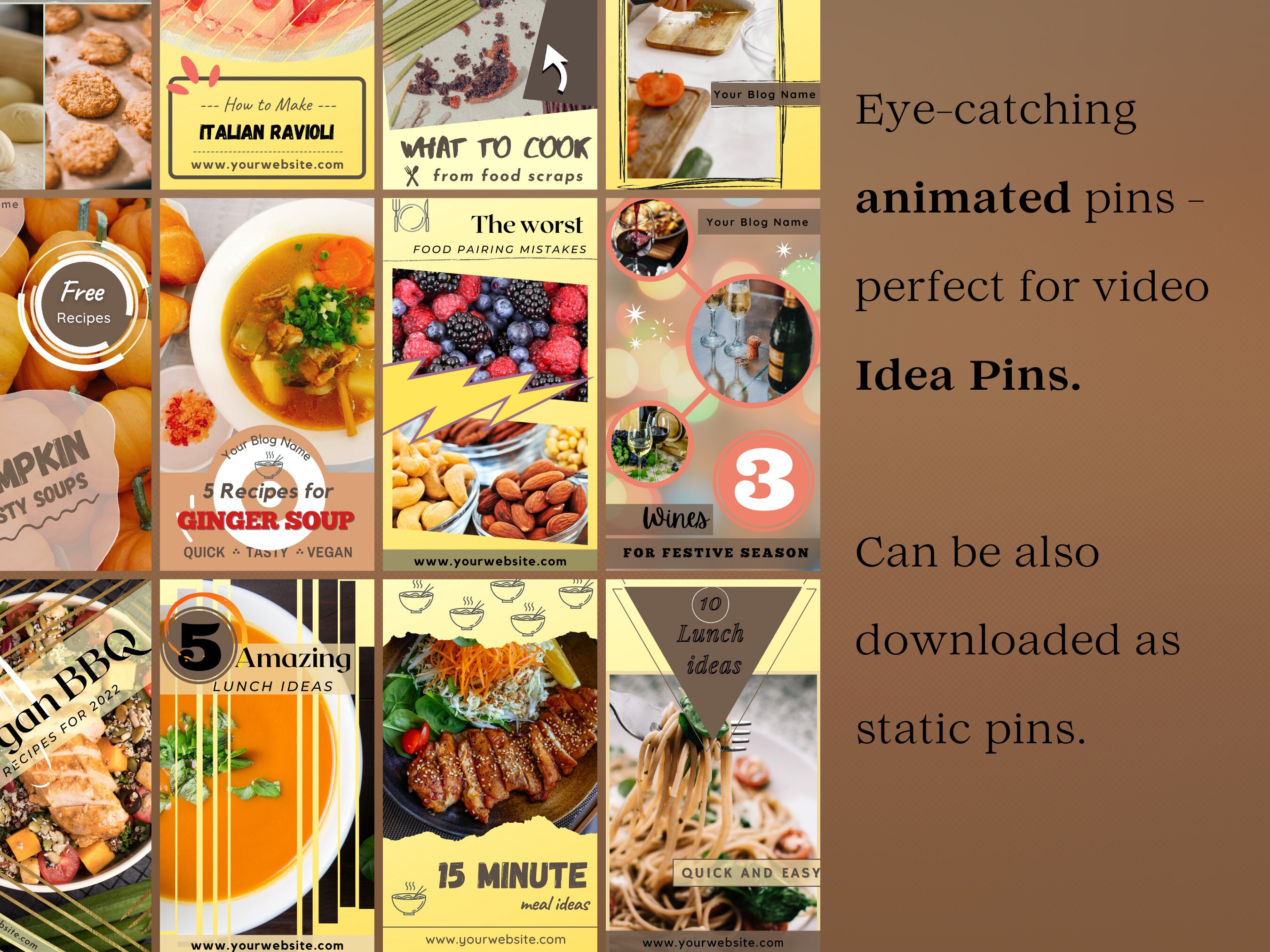 25 Food Instagram Reel Templates Canva Video Template - Etsy UK