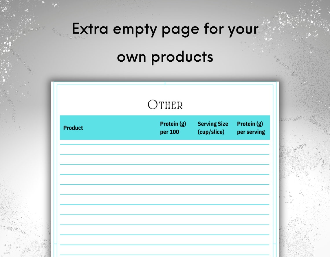 Protein Cheat Sheet, Protein Sources, Protein Chart, Highest Protein ...