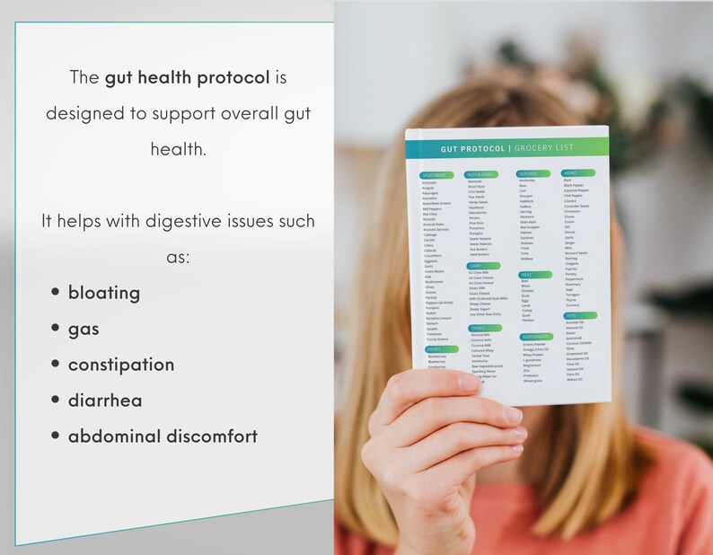 Gut Protocol Food List Gut Cleanse Grocery List Leaky Gut Health Ibs ...