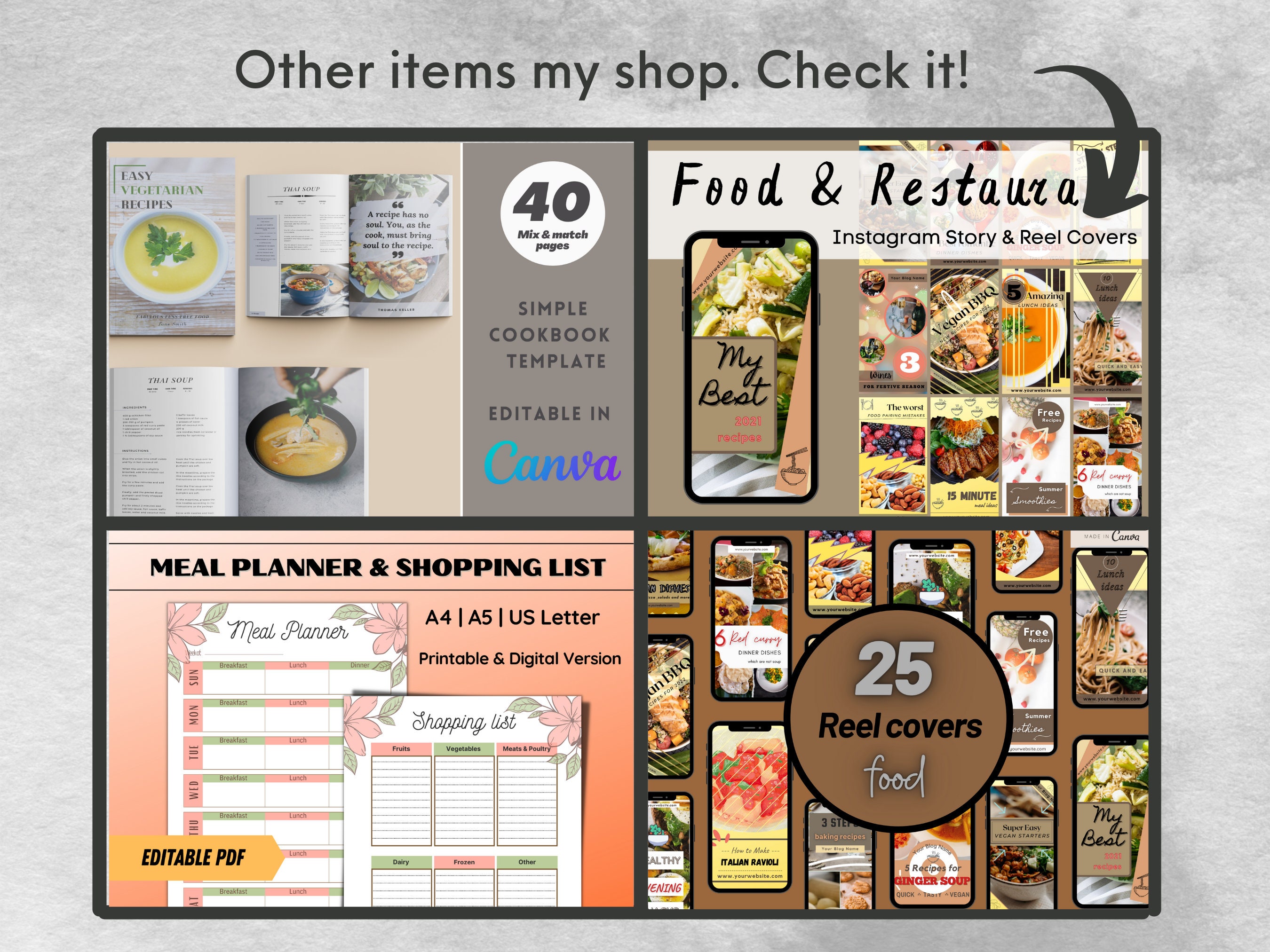 Editable Menu Card Template Printable Dinner Menu Template - Etsy