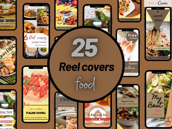 25 Food Instagram Reel Templates Canva Video Template - Etsy