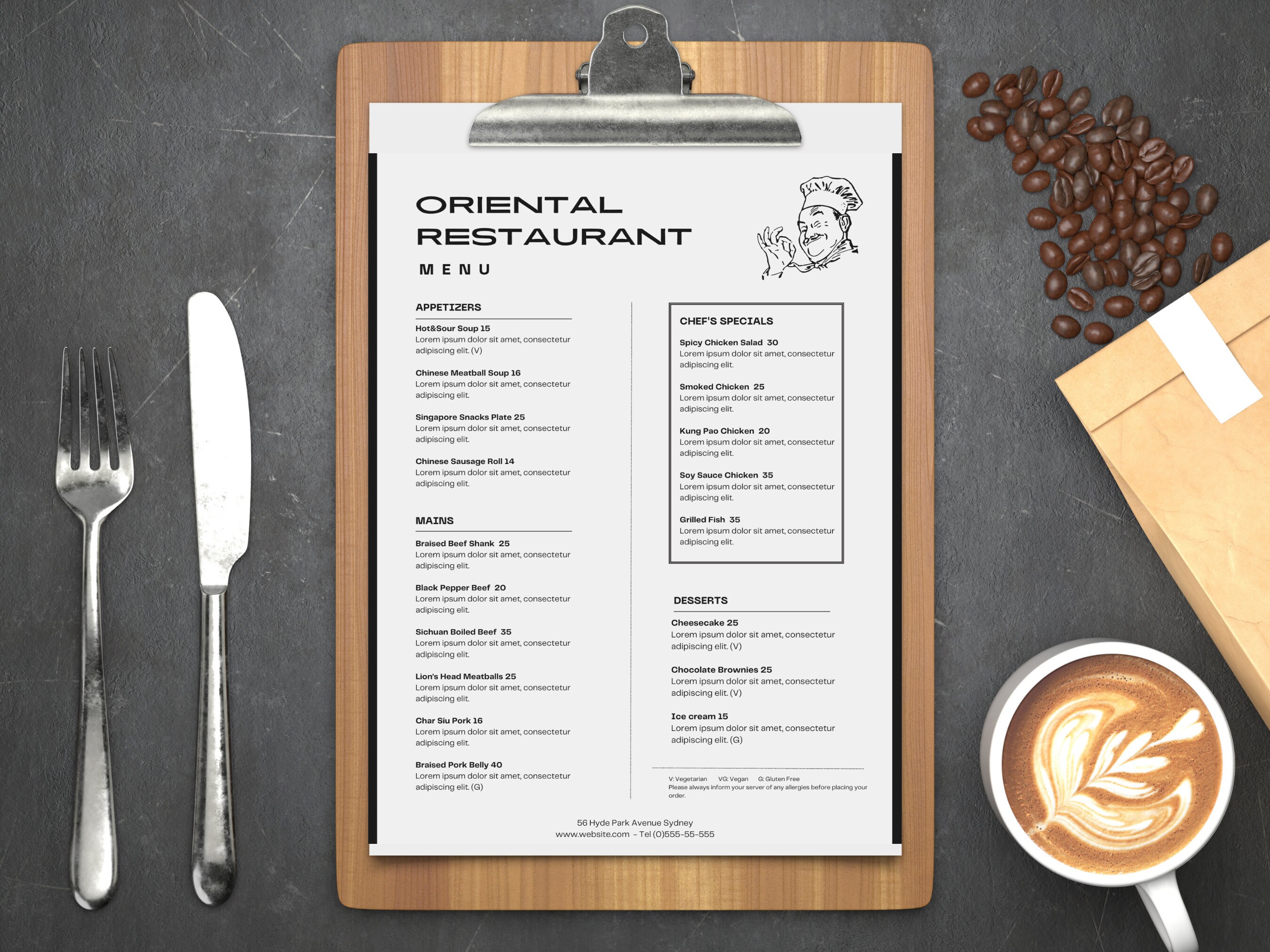 Editable Restaurant Menu Template for Word Editable Food - Etsy UK